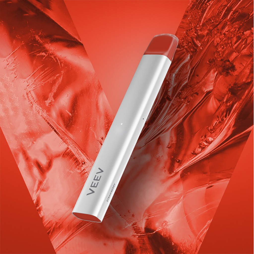 Buy VEEV NOW - Strawberry flavour - Disposable vapes | VEEV Indonesia