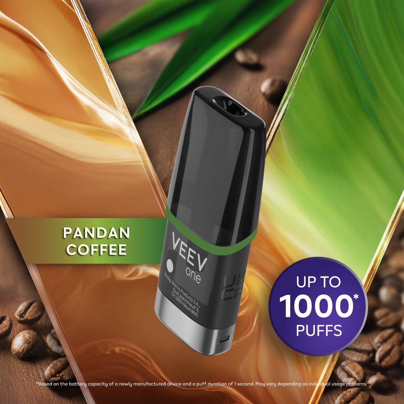 Beli Pod VEEV ONE Pandan Coffee | VEEV Indonesia