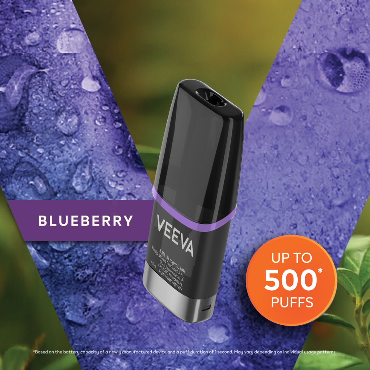 Beli Pod VEEVA Blueberry 1 ML | VEEV Indonesia